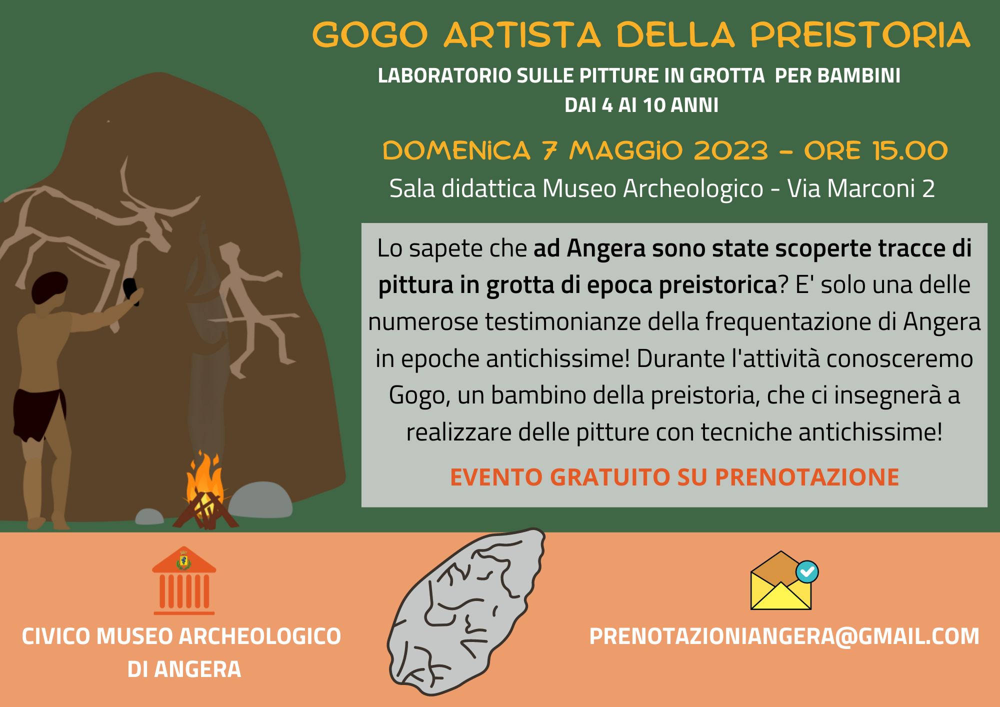 Gogo Artista della Preistoria | Angera Turismo